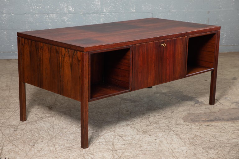 Gunni Omann Executive Desk Model 77 in Rosewood for Omann Jun, Denmark ...