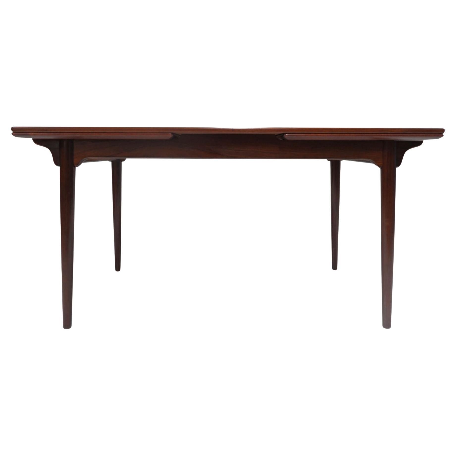 Round Dining Table, Rosewood, Omann Junior, Danish Design, 1960 For ...