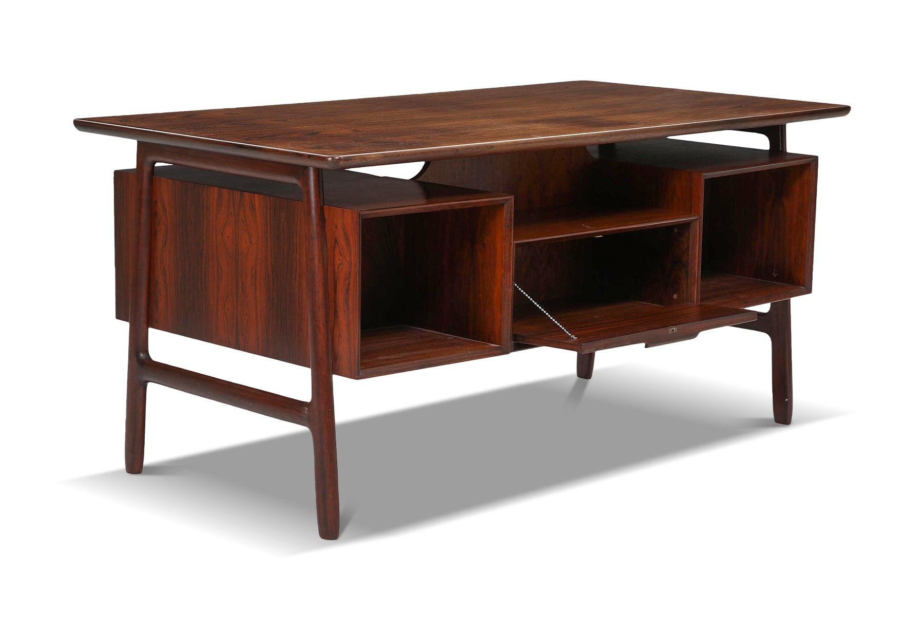 Gunni Omann Model 75 Desk in Rosewood For Sale at 1stDibs