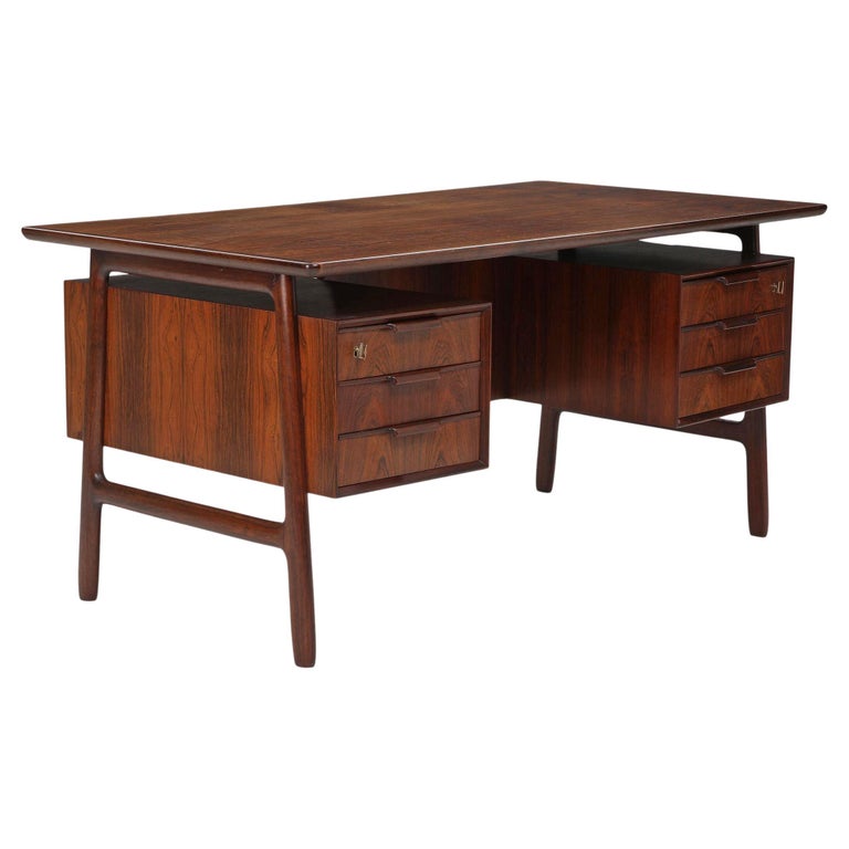 Gunni Omann, Modell 75, Schreibtisch aus Palisanderholz im Angebot bei ...