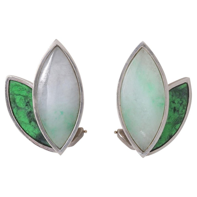 Günter Krauss Pair of Ear Clips For Sale at 1stDibs