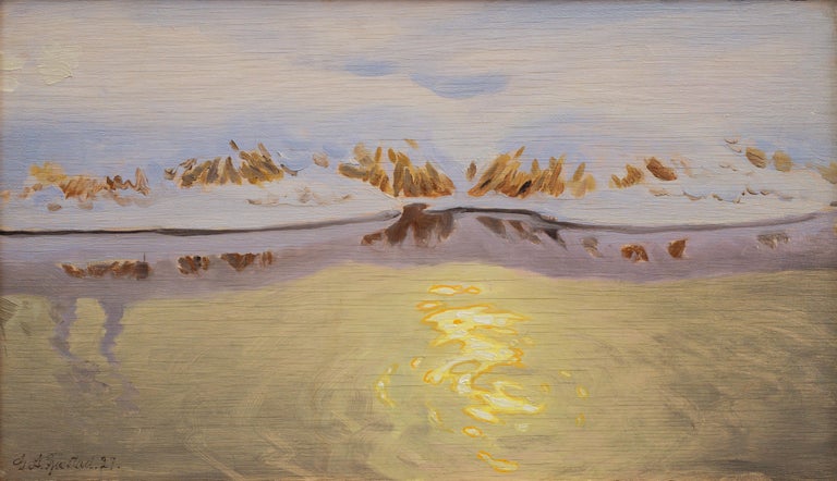 Gustaf Fjæstad - Solglitter (Sun Glitter) 1927 by Swedish Artist Gustaf ...