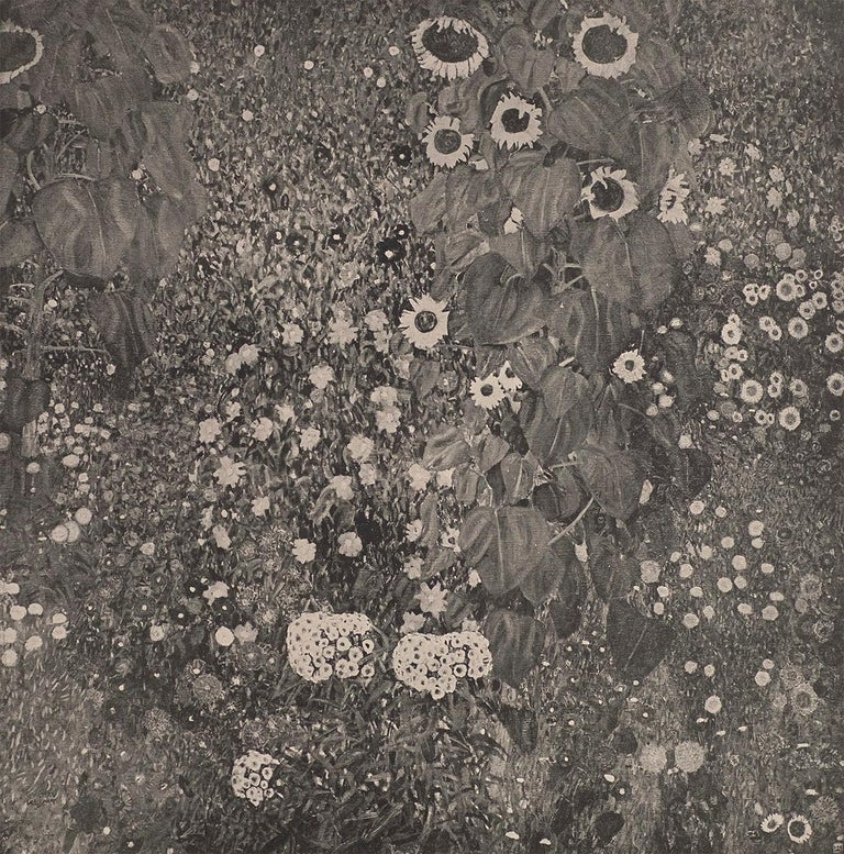 Gustav Klimt - Farm Garden Sunflowers by Gustav Klimt, Das Werk ...