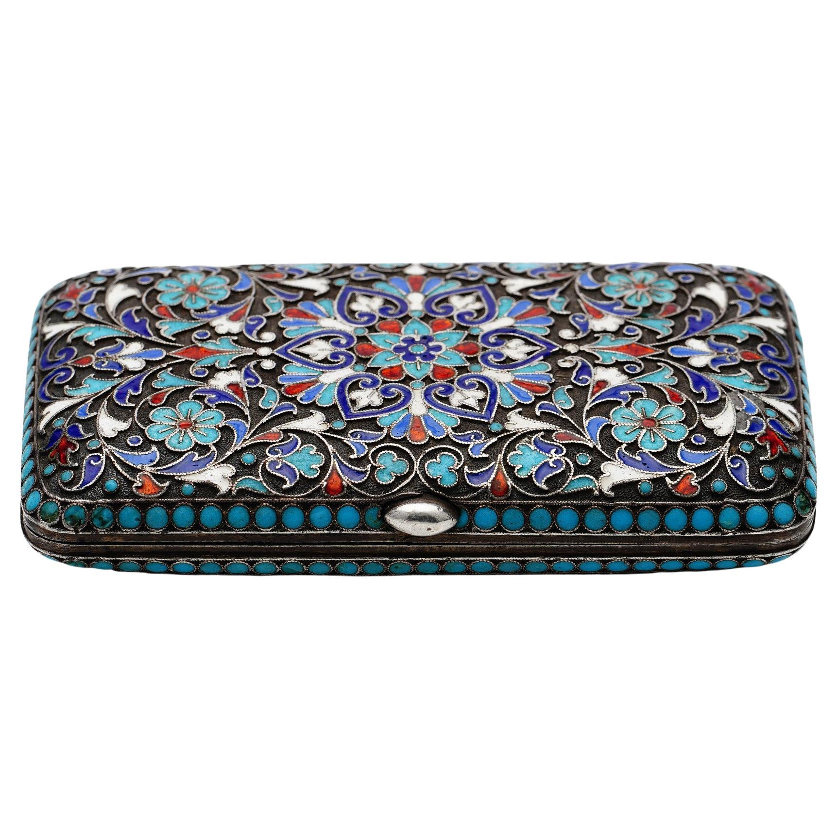 Tiffany and Co. American Art Deco Silver Gem Set Cigarette Case at 1stDibs