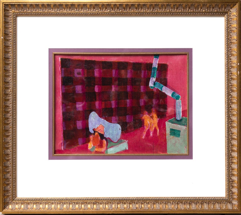 Gustav Likan - Figures in a Strange Room For Sale at 1stDibs