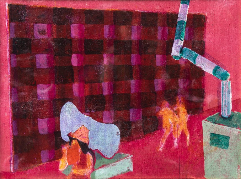 Gustav Likan - Figures in a Strange Room For Sale at 1stDibs