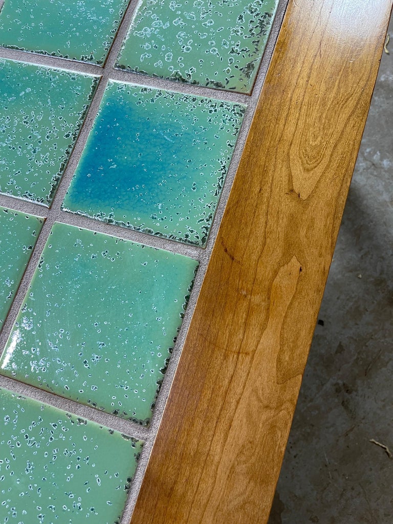 Gustav Stickley Tile Top Coffee Table at 1stDibs