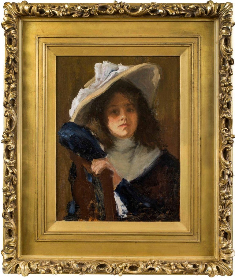 Gustav Wolf - Daughter of the Artist, portrait by Gustave Wolff (1863 ...