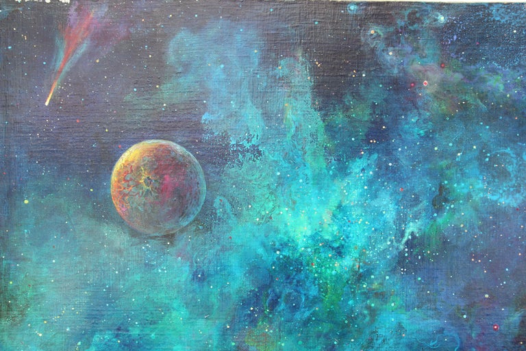 Gustave Alhadeff - "Metamorphosis" Blue Toned Contemporary Surrealist ...