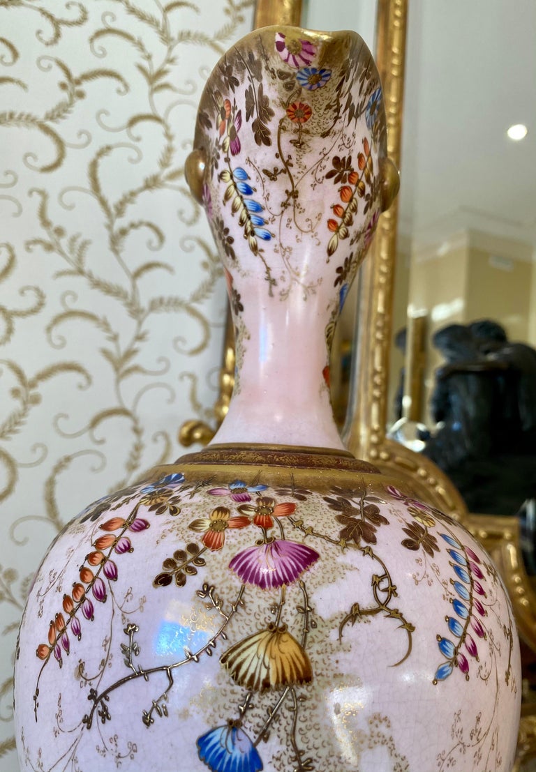 Gustave Asch, Sainte Radegonde, Large Porcelain Eder with Dish, 19th ...