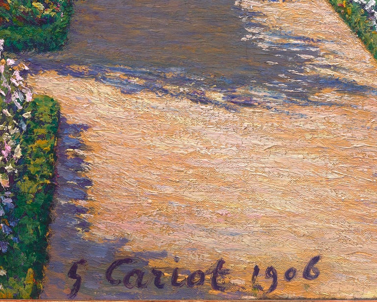 Gustave Camille Gaston Cariot - Le jardin de Périgny, Yonne at 1stDibs