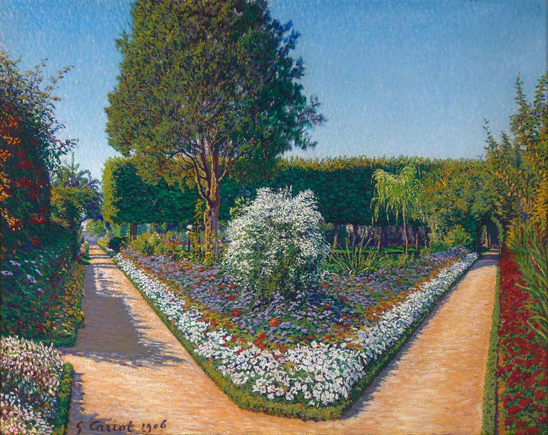 Gustave Camille Gaston Cariot - Le jardin de Périgny, Yonne at 1stDibs