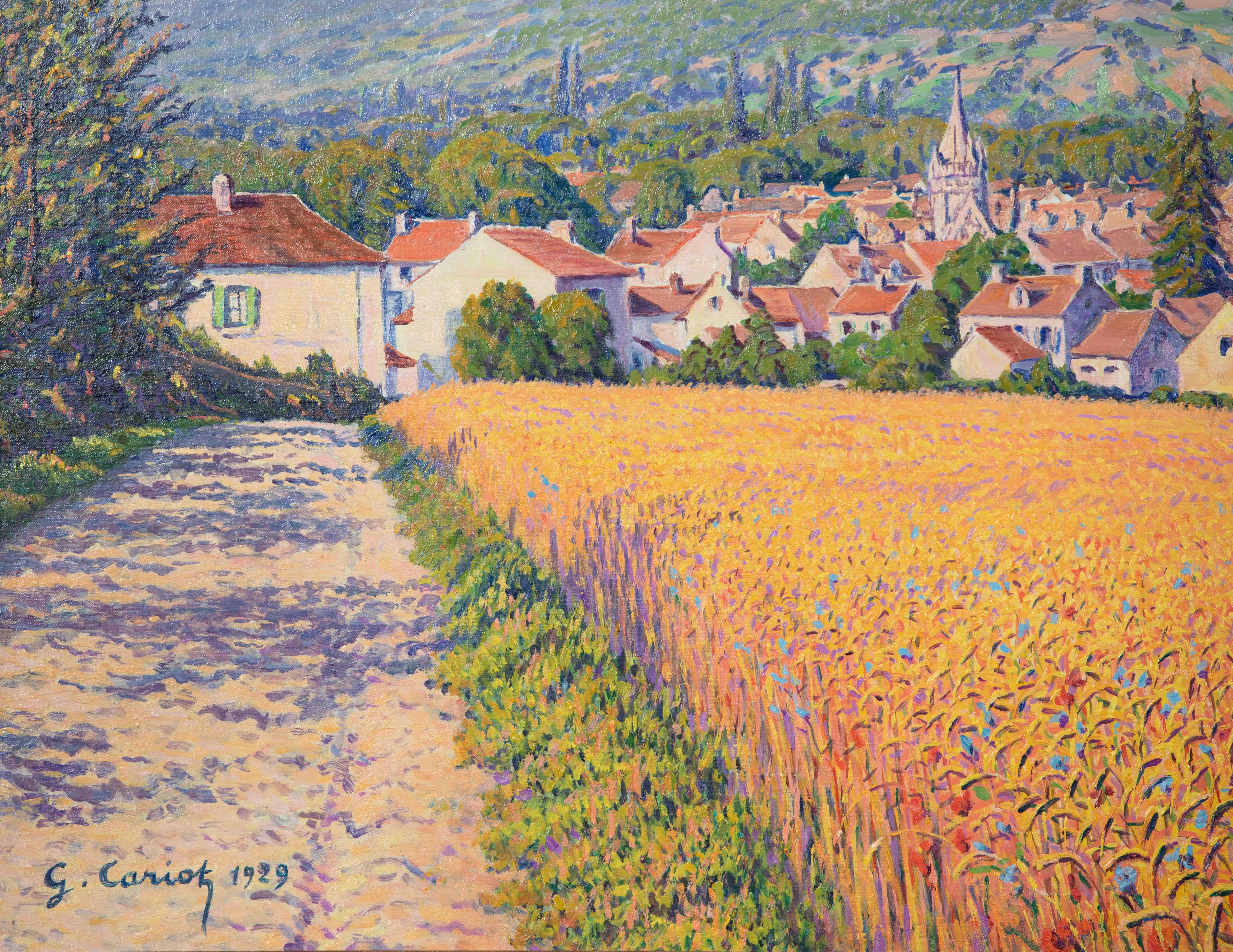 Gustave Camille Gaston Cariot - Paysage by Gustave Cariot - Landscape ...