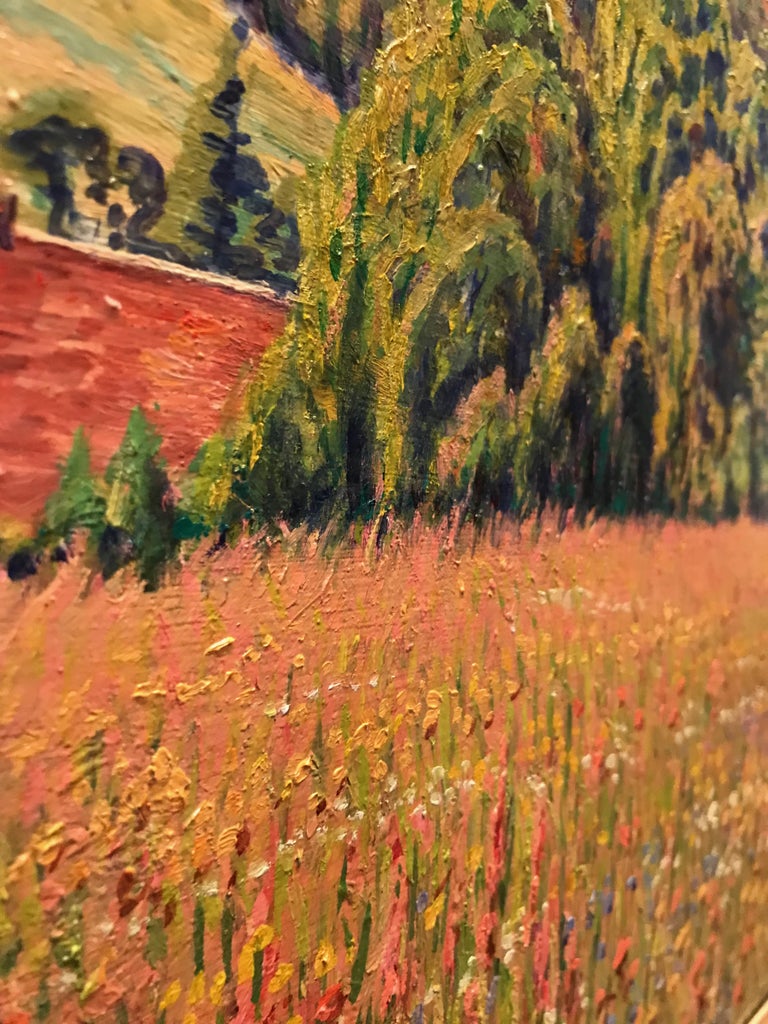 Gustave Cariot, "Paysage De Rhenanie Aux Champs Fleuris" For Sale at ...