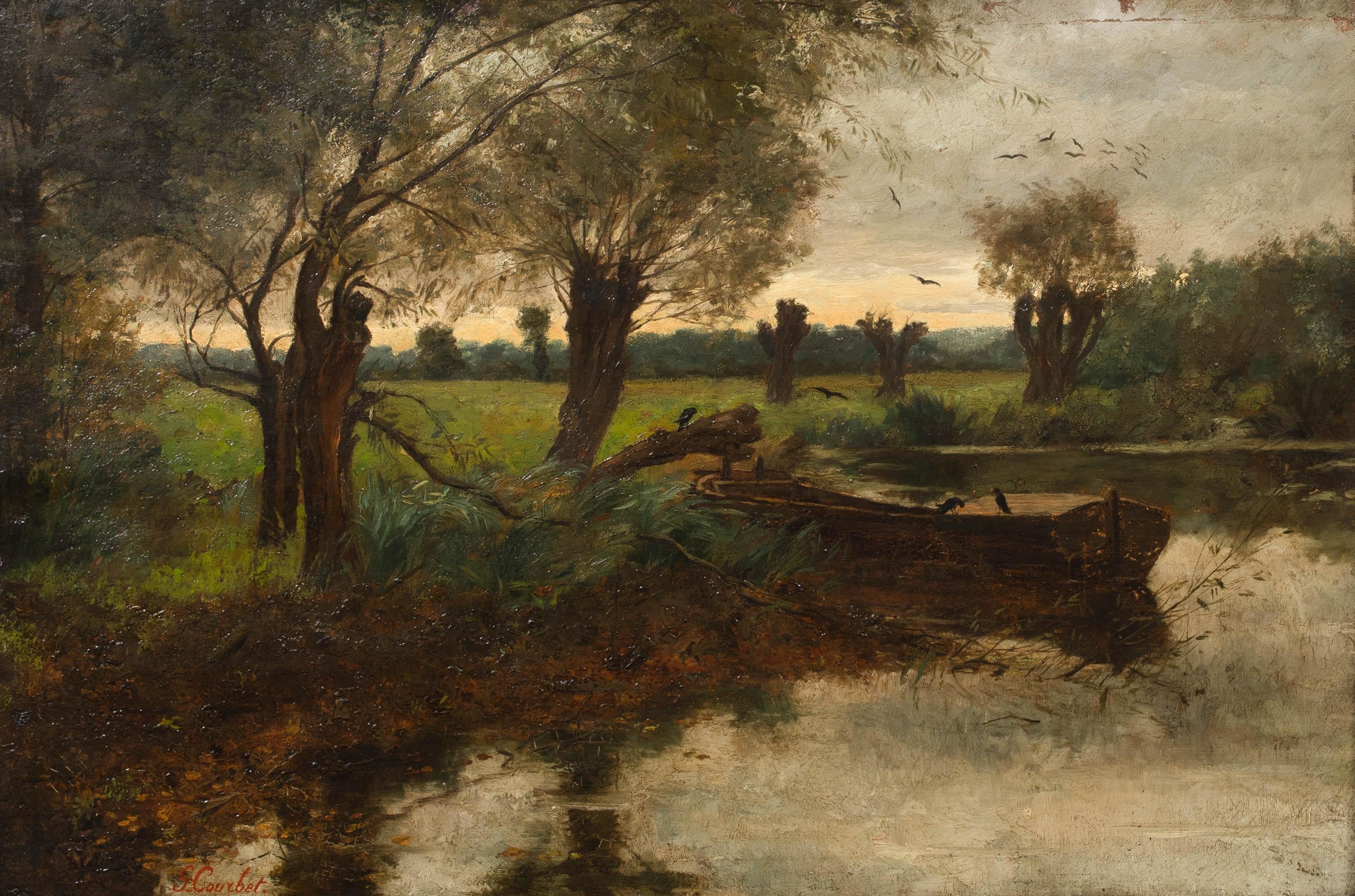 „Bords de la Charente“, 19. Jahrhundert – Gustave COURBET (1819-1877 ...