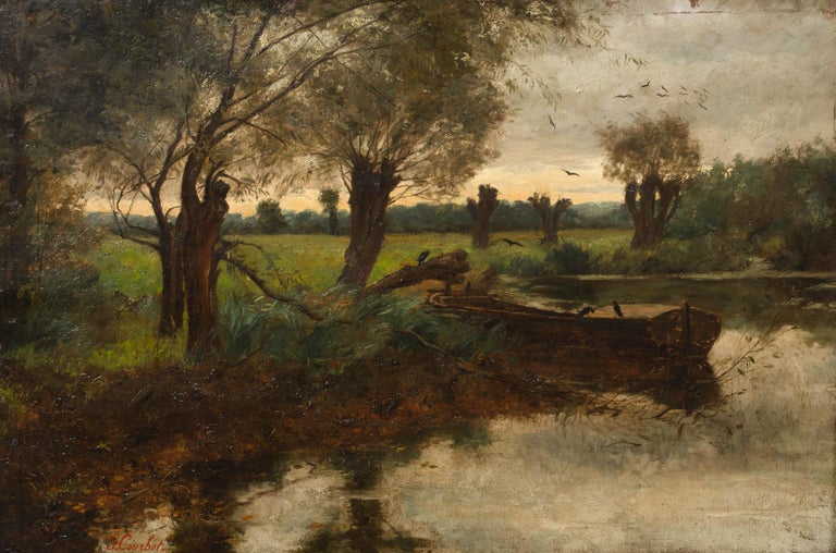 "Bords de la Charente", 19th Century - Gustave COURBET (1819-1877) For ...
