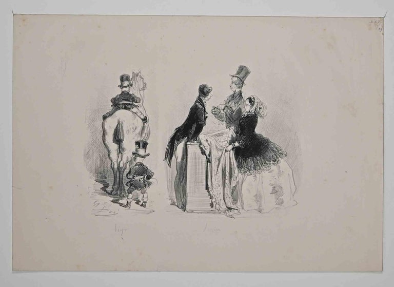 Gustave Doré - Ménagerie Parisienne - Lithograph by Gustave Dorè - 1854 ...