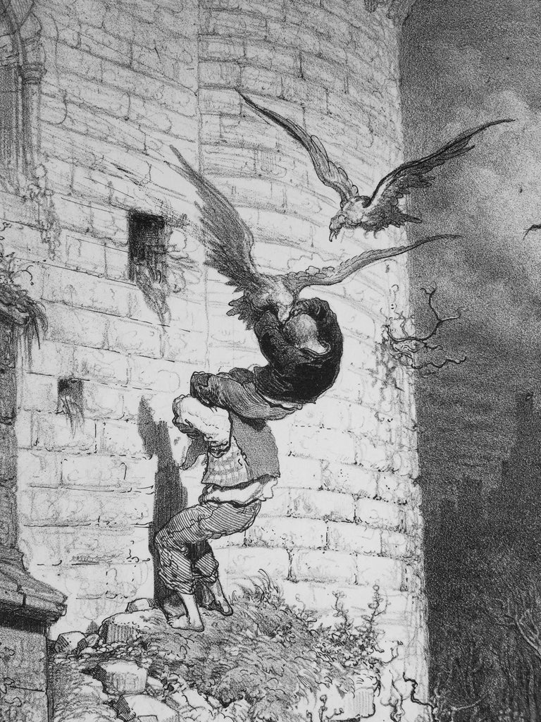 Gustave Doré - THE EAGLE FINDERS (LES DENICHEURS D'AIGLES) For Sale at ...