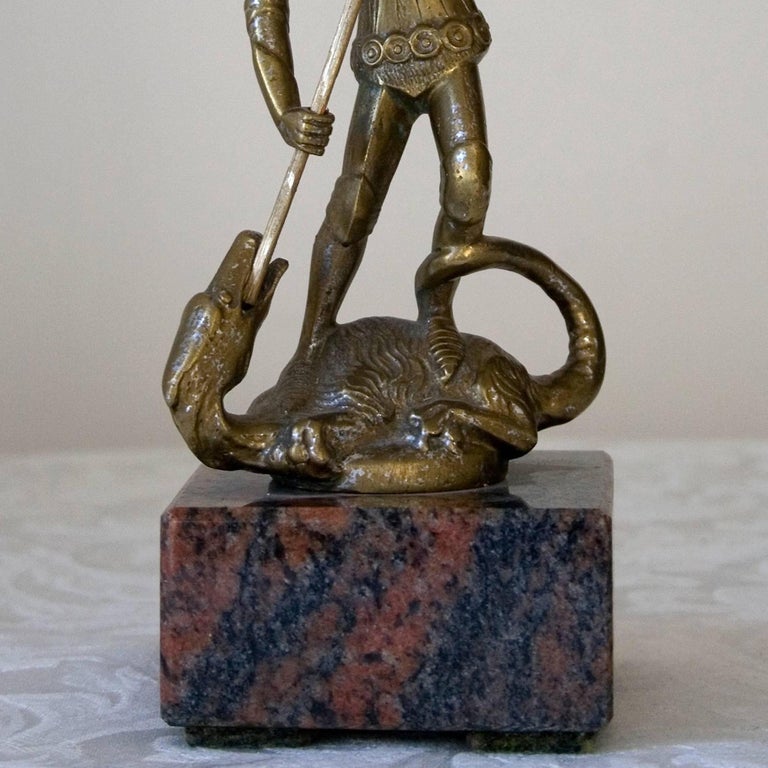 Gustave Gurschner - Hl. Georg mit Lanze (Holy George with lance) For ...