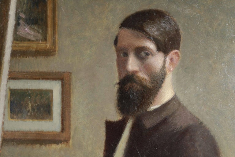 Gustave Poetzsch - Self Portrait at 1stDibs