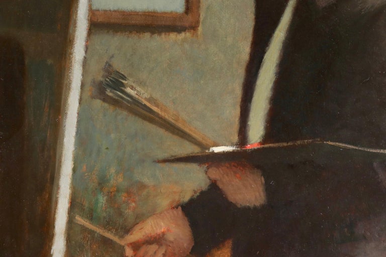 Gustave Poetzsch - Self Portrait at 1stDibs