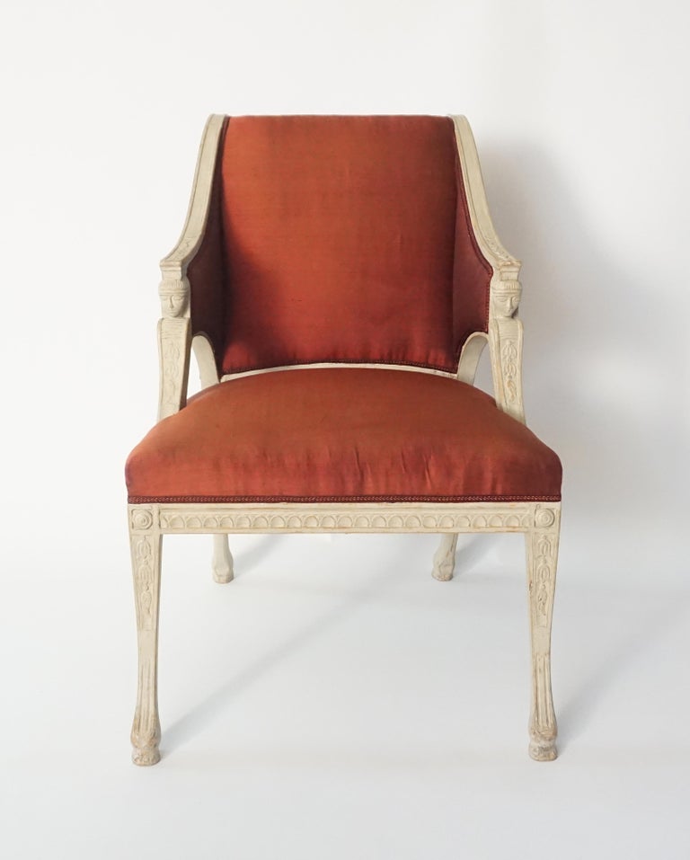 Gustavian Chairs by Swedish Royal Court Chair-Maker Ephraim Ståhl ...