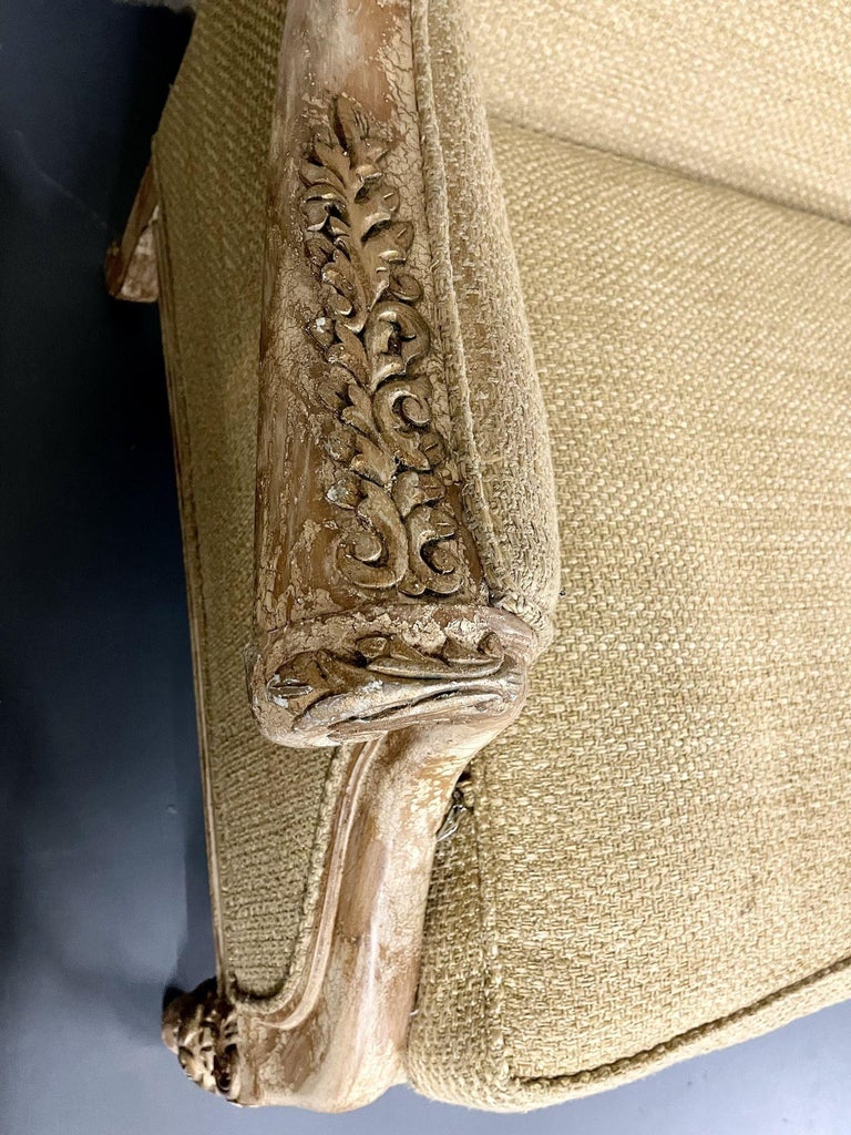 Gustavian, Italian Renaissance Style Distressed Paint, Sofa Set, Settee ...