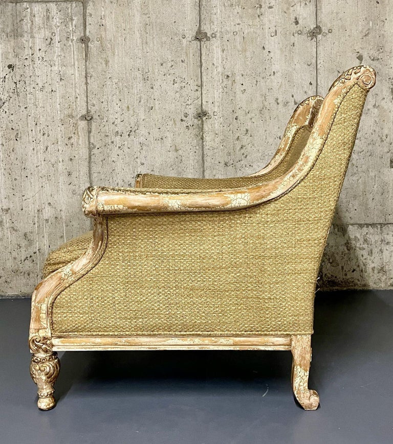 Gustavian, Italian Renaissance Style Distressed Paint, Sofa Set, Settee ...