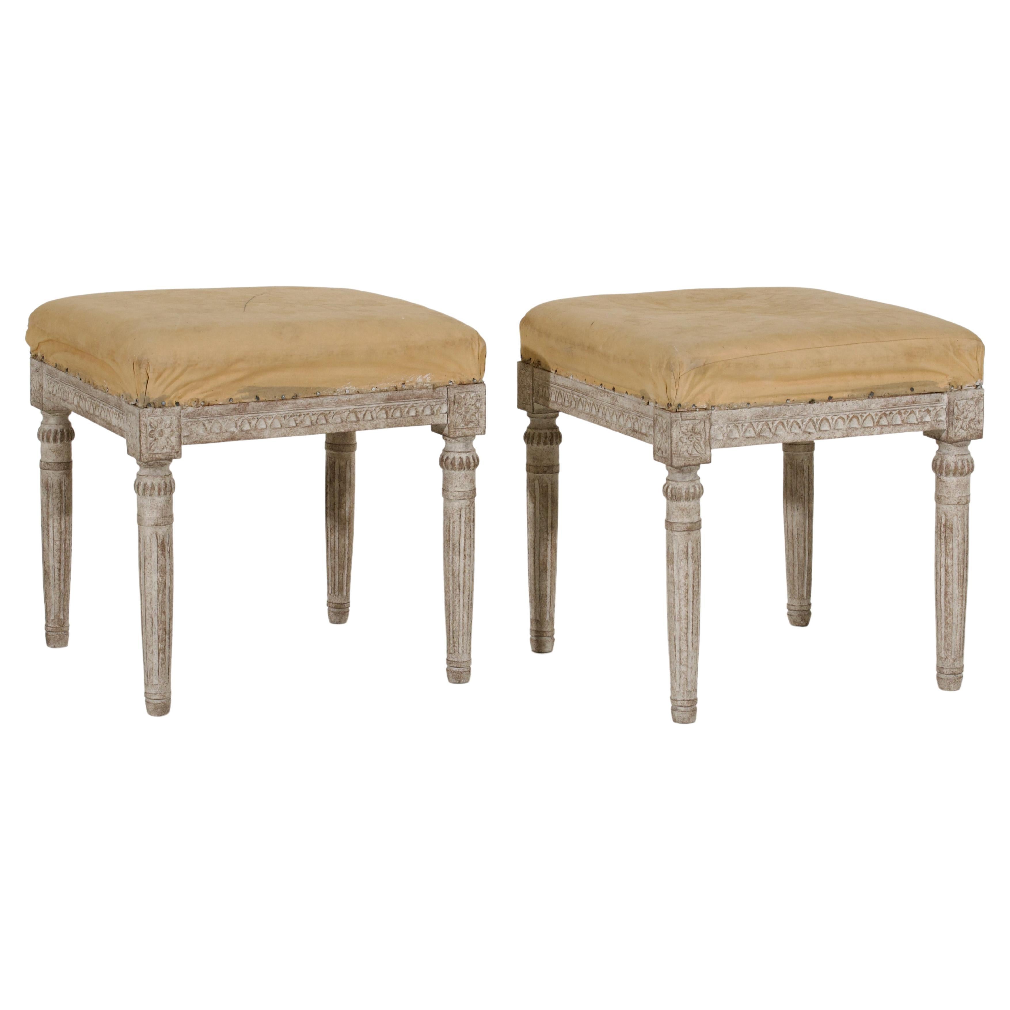 Fine 19th Century Gustavian Stools at 1stDibs