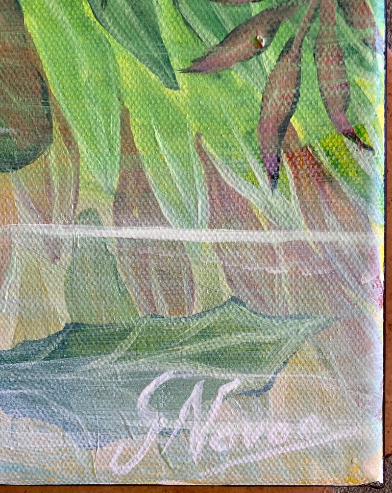 Gustavo Novoa - Original Painting "Promises" Tropical Jungle Painting ...