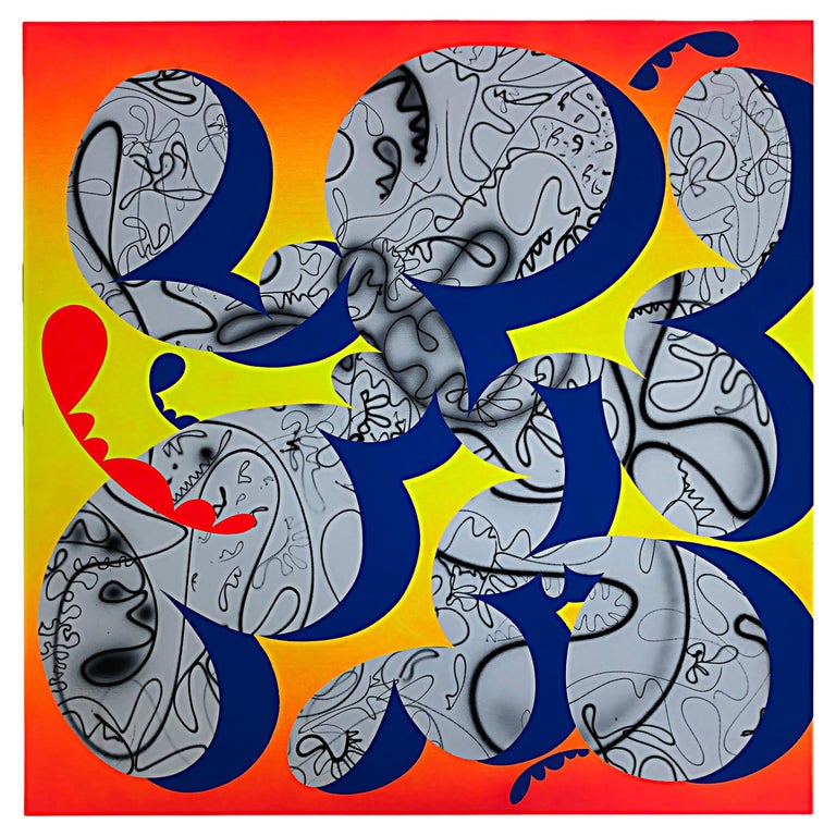 Gustavo Oviedo Abstract Painting on Canvas, Cosmo Vision, 2022 For Sale ...