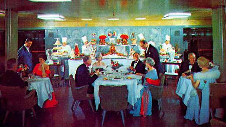 Gustavo Pulitzer Set of 3 Dining Armchairs from MV Augustus Ocean Liner ...