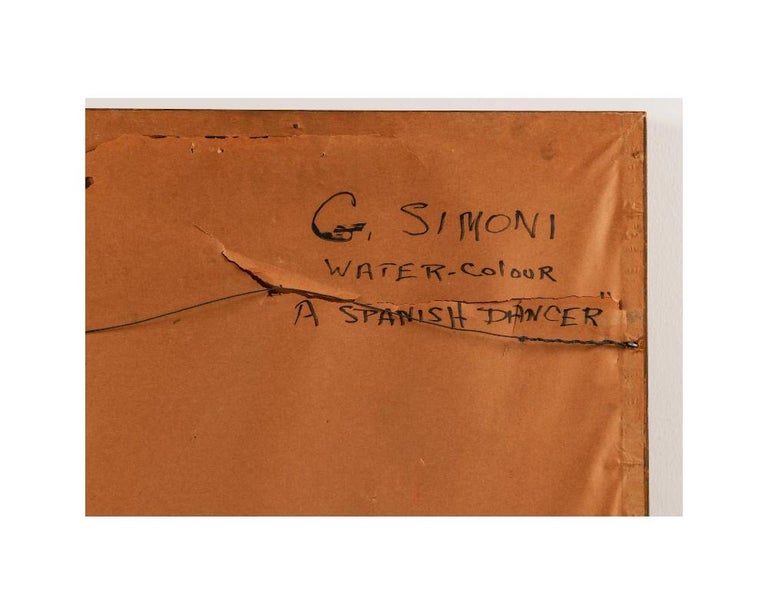 Gustavo Simoni (Italian, 1845-1926) A Watercolor of An “Orientalist ...