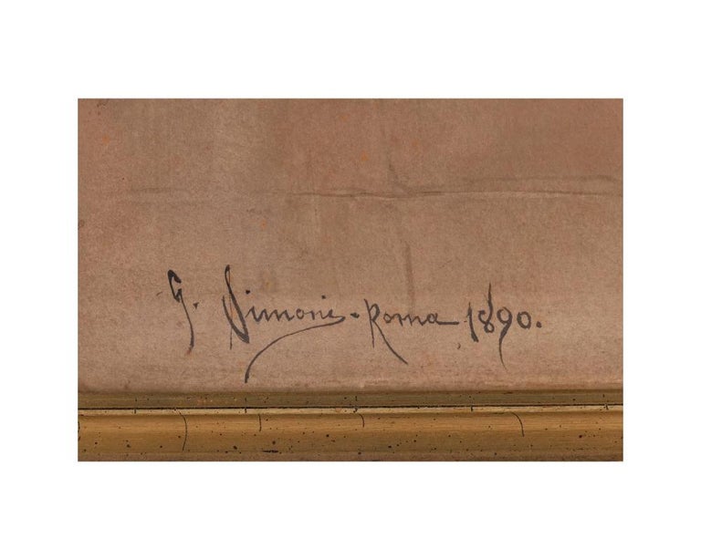 Gustavo Simoni (Italian, 1845-1926) A Watercolor of An “Orientalist ...