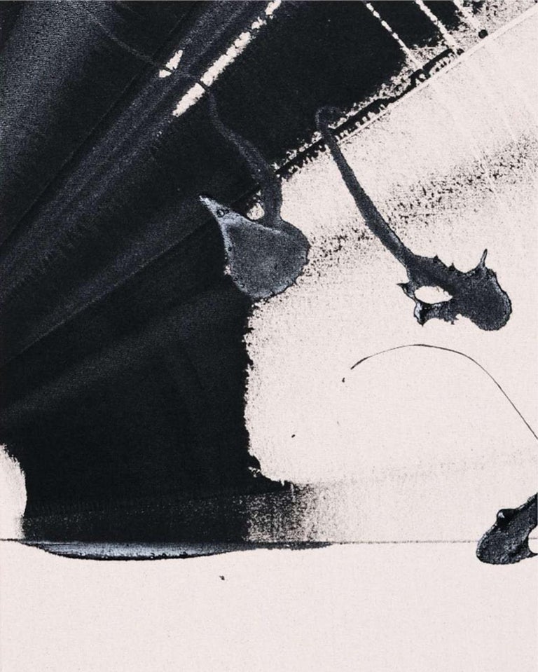 Gustavo Viani - Untitled - Viani Abstract Painting Black and White For ...