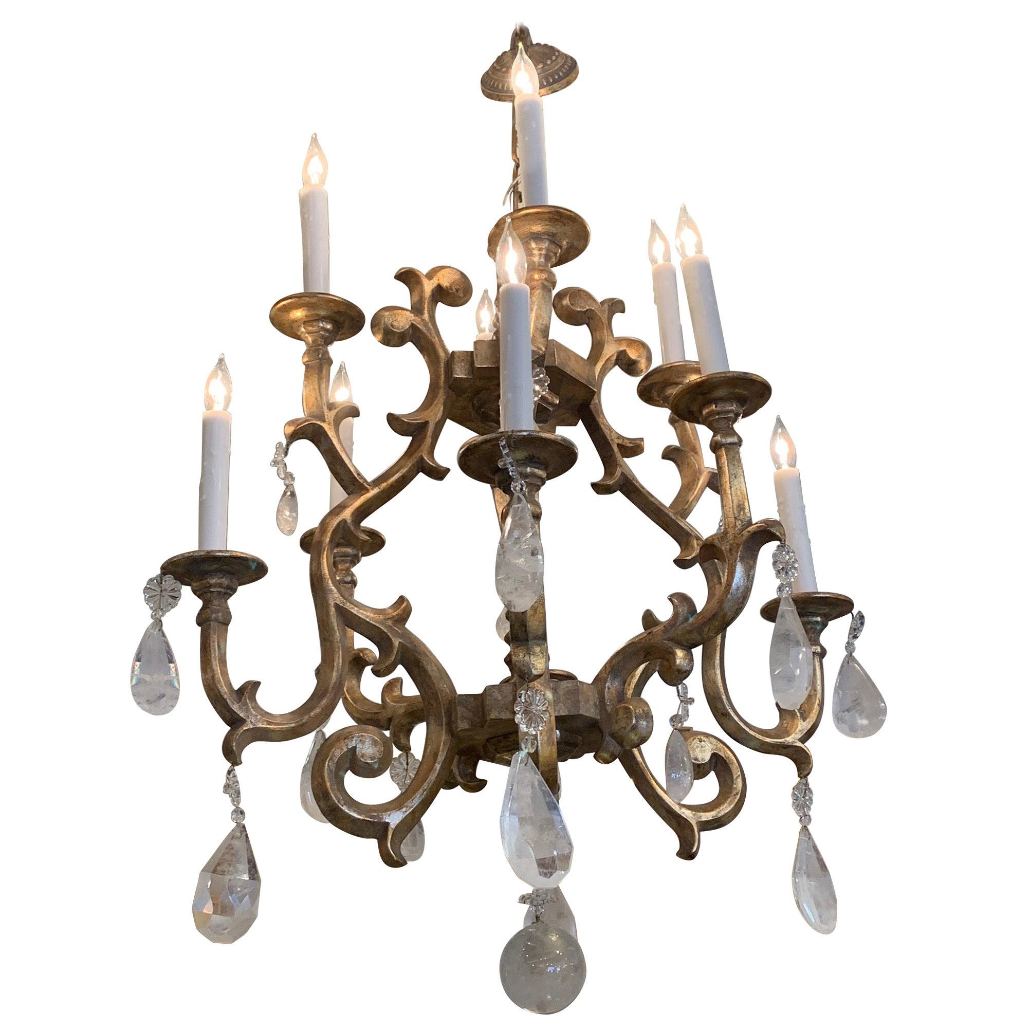 Very Impressive Authentic Antique Bleached Antler Chandelier For Sale ...