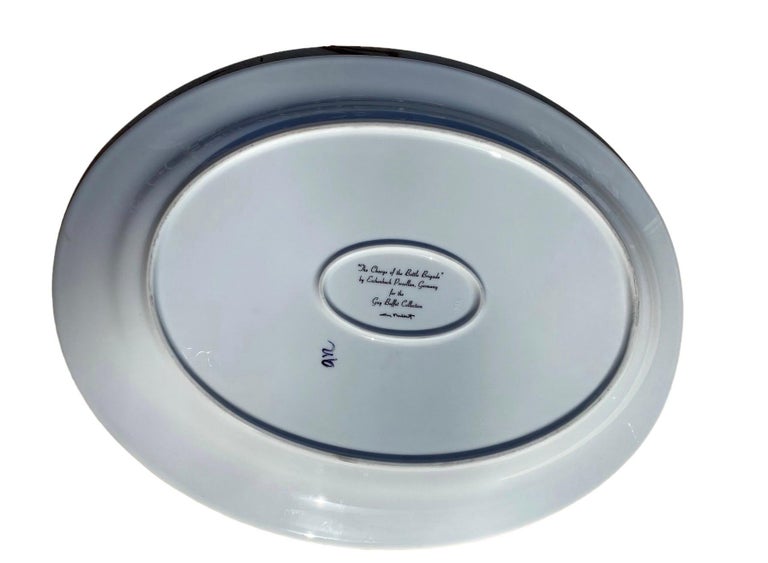 Guy Buffet 'Eschenbach Porzellan' the Charge of the Bottle Brigade Oval ...