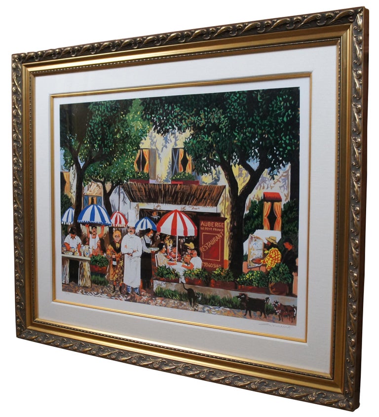 Guy Buffet Le Petit Prince Serigraph French Bistro Restaurant Cafe Auberge For Sale at 1stDibs