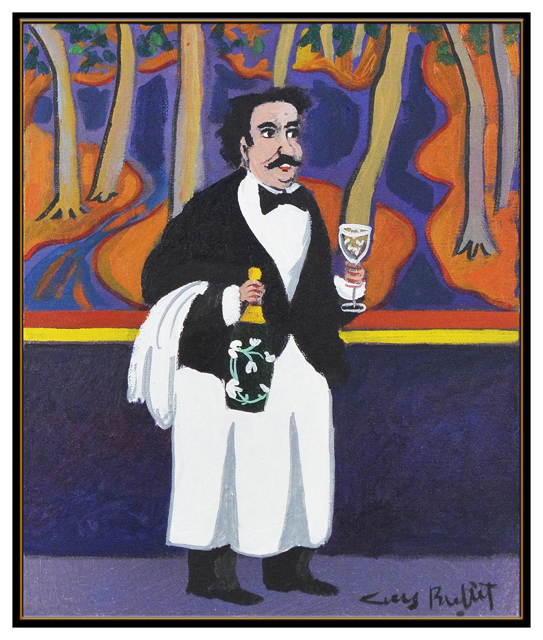 Guy Buffet - Guy Buffet Original Acrylic Painting On Canvas Signed ...