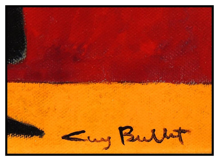 Guy Buffet - Guy Buffet Original Acrylic Painting On Canvas Signed ...