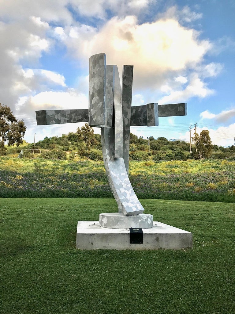 Guy Dill - Warbaby, large scale sculpture by Guy Dill, aluminium ...