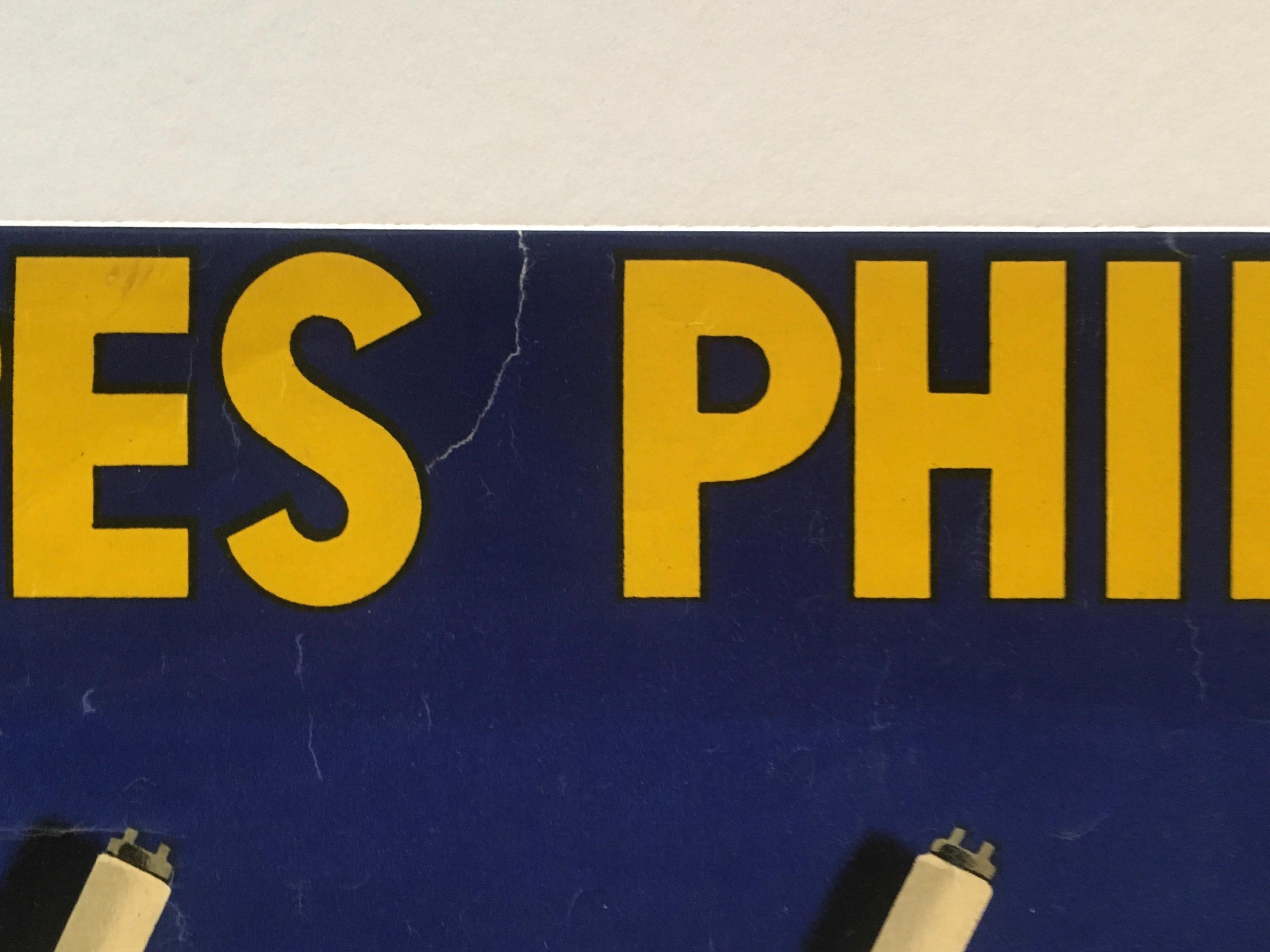 Guy Georget Original Philips Lamps Product Publicity Poster, circa 1950 ...