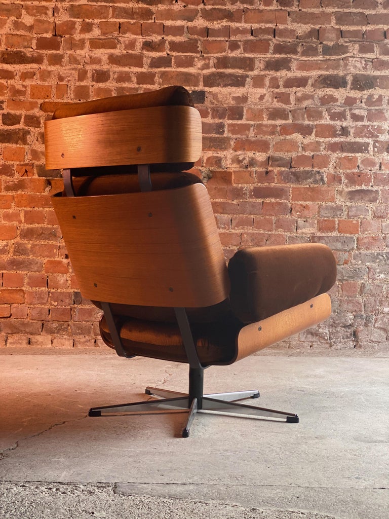 Guy Rogers Lounge Chair Eames Plycraft Style Mad Men Era Midcentury ...