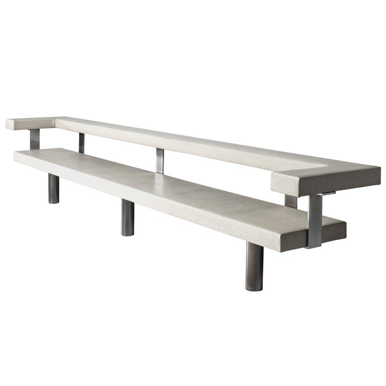G.W. Rietveld and J. Tricht Long Bench For Sale at 1stDibs