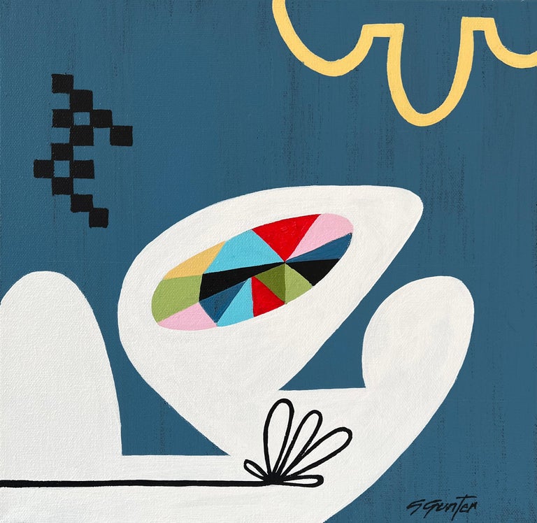 Gwen Gunter - Piece of Mind, Abstract Painting For Sale at 1stDibs