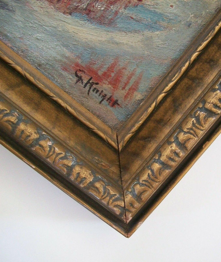 Gwendolyn Knight, Post Impressionist Landscape Painting, U.S.A, Circa ...