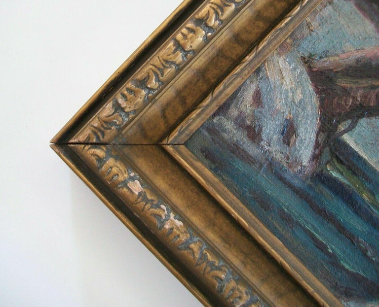 Gwendolyn Knight, Post Impressionist Landscape Painting, U.S.A, Circa ...