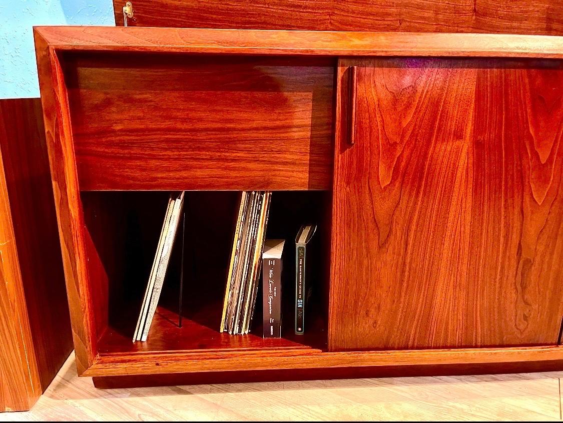 Gws236 Mid-Century Modern Stereo Console Cabinet Record Player ...