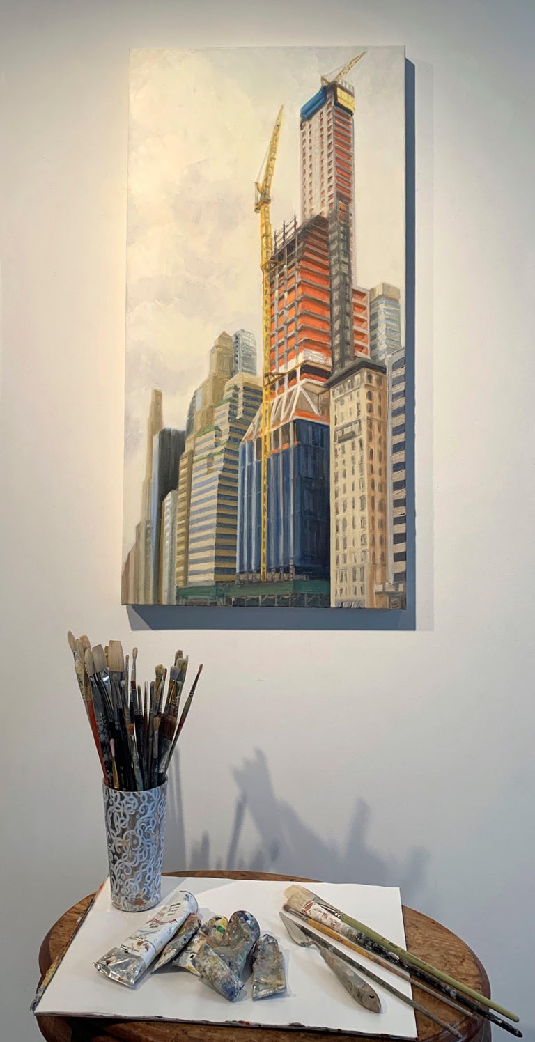 Gwyneth Leech - 425 Park, Concrete Core Rising, impressionist ...