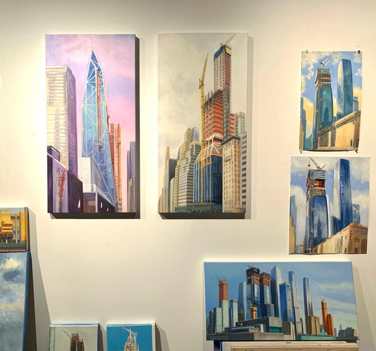 Gwyneth Leech - 425 Park, Concrete Core Rising, impressionist ...